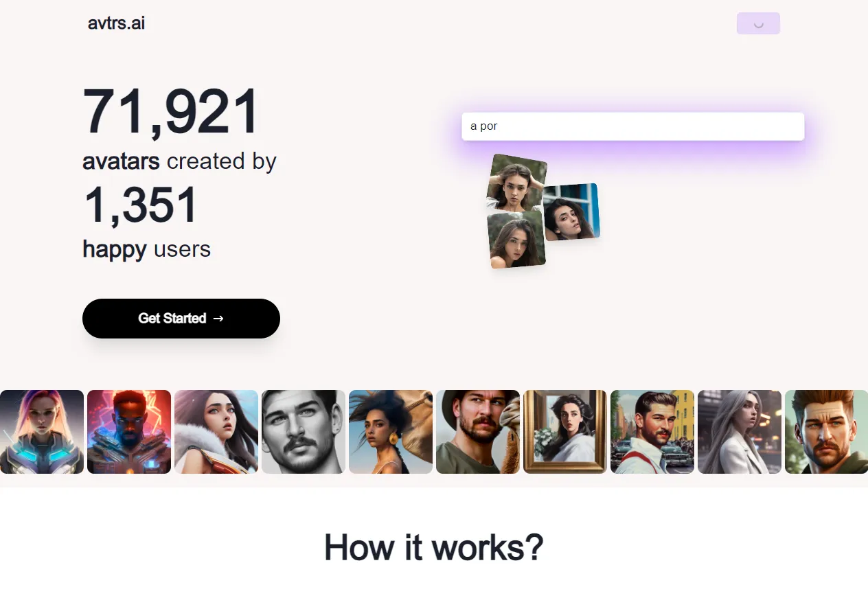 Avatars Created by Happy Users. | Random AI Product