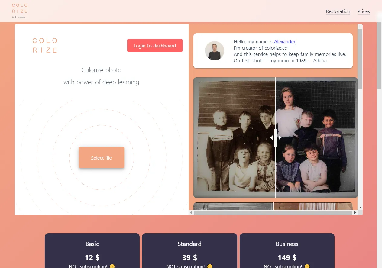 Colorize Photo With Power of Deep Learning. | Random AI Product