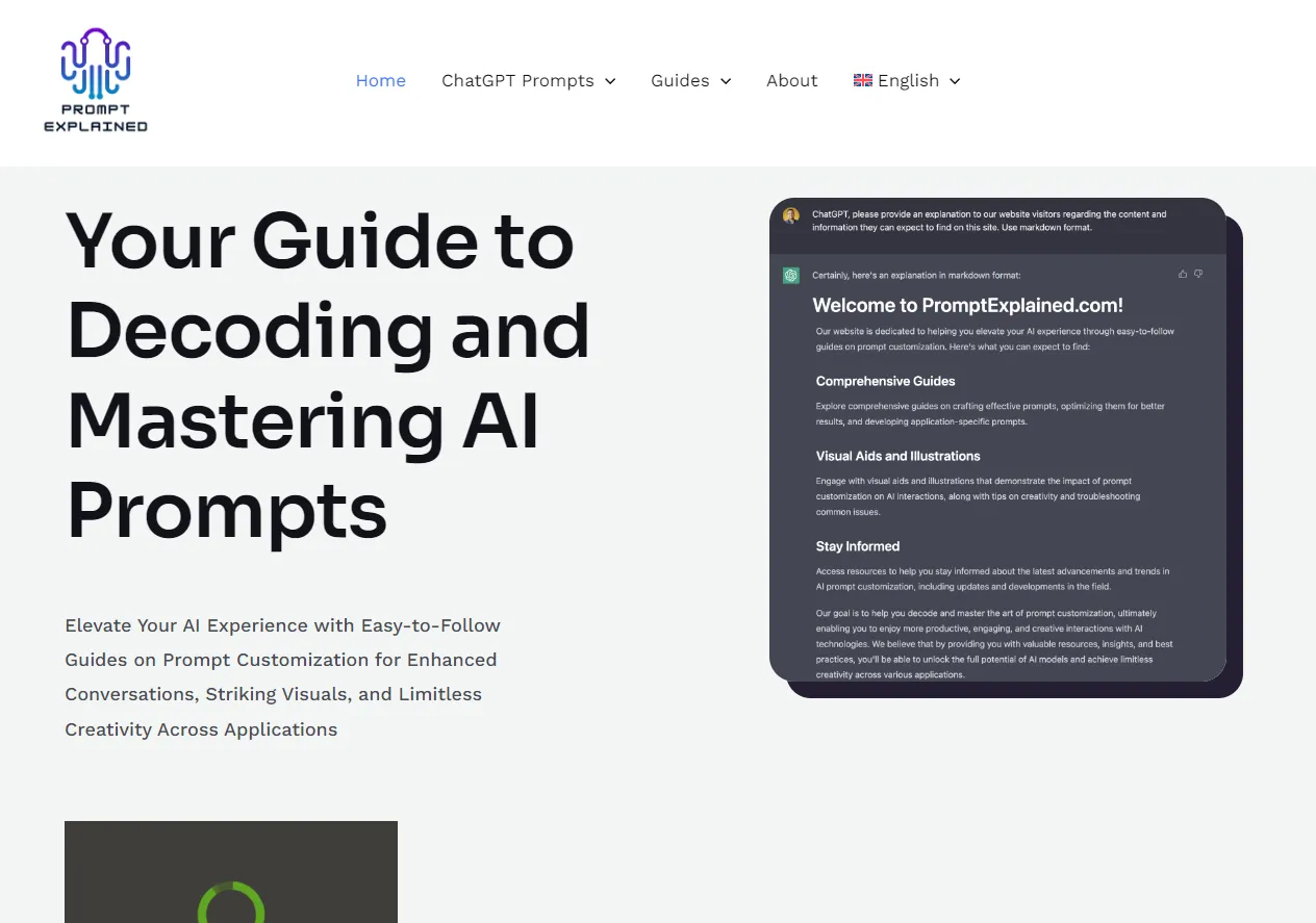 Website That Helps Users Master Prompts Engineering Through Insights, Techniques, and Tips for ...
