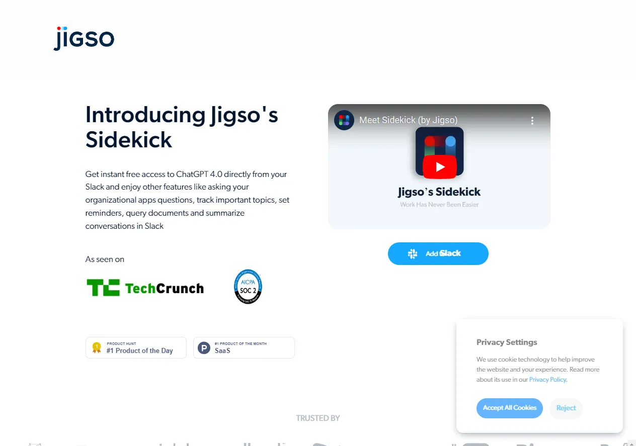 Introducing Jigso's Sidekick - AI Slackbot That Acts as Your Own ...