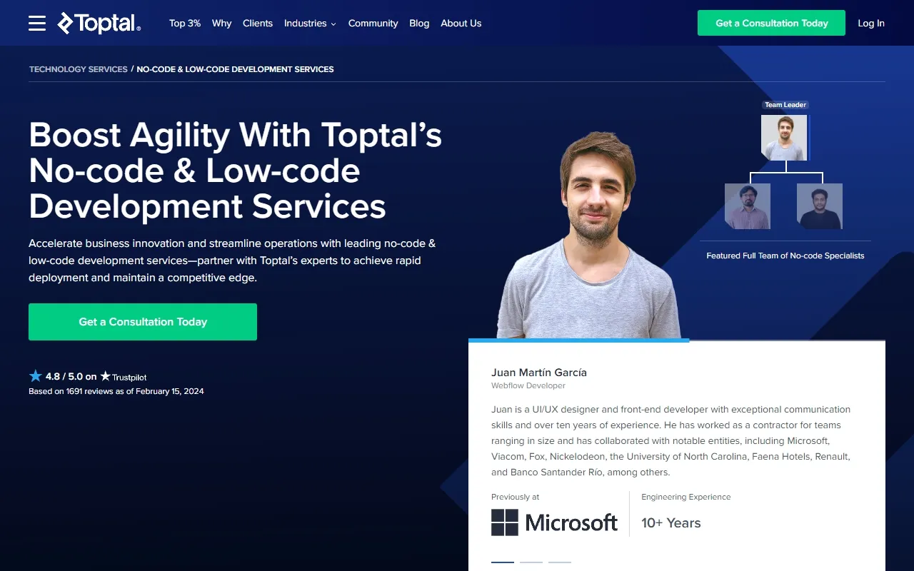 Hire Top No-Code and Low-Code Talent to Build Your Website Fast ...